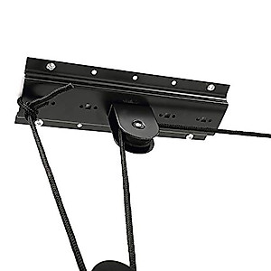 Bike Hoist for Garage Ceiling Storage, Heavy Duty Bicycle Lift Mountain Bicycle Hanging Rack with 3 Pulley and 45 ft Adjustable Rope | 100 lb Capacity