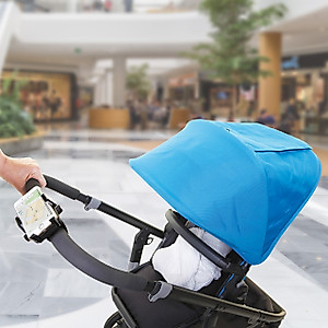 Dreambaby Stroller EZY-Fit Phone Holder- Suitable for Most Phones Including iPhone, Samsung, Motorola- Fits All Strollers, Prams, Wheelchairs, and More