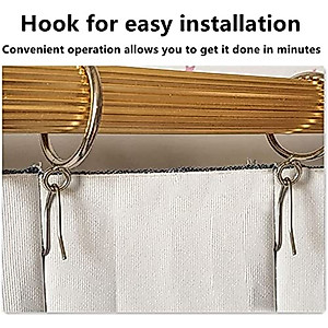 LKERLAN Heavy-Duty Offset Pin-On Drapery Hooks, 28 Hooks per Pack (28)