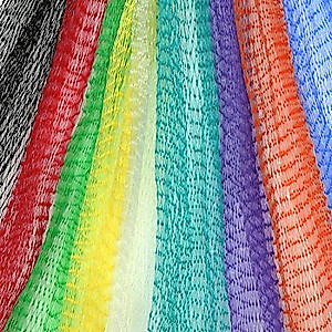 Royal Red Plastic Mesh Produce and Seafood Bag, 24 Inch, Package of 1000