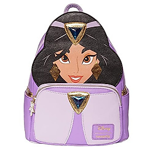 Aladdin Princess Jasmine Purple Outfit Cosplay Mini-Backpack - Entertainment Earth Exclusive