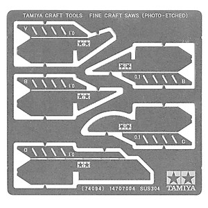 TAMIYA America, Inc Photo-Etched Craft Saw, TAM74094