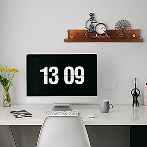 Beeveer 3 Pcs Nursery Animal Floating Book Shelves Wood Book Shelves Animal Wall Decor for Room, Nursery Room Decor and Books, Toys, Photo Frames Storage