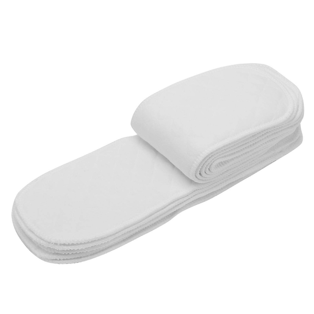 Sonew 10pcs Soft&Breathable Baby Diapers Toddler Cotton Nappy Insert Liners Reusable Cotton Cloth Diaper 12.5 * 4.7in Common Size(6 Layers)