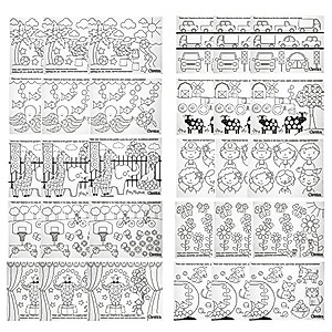 SCS Direct Cheerios Tear-Off Kids Activity Placemats 30 Pack (10 Designs)- Educational Disposable Table Place Mats (13" x 10.5") - Use with Cheerios for Even More Fun!