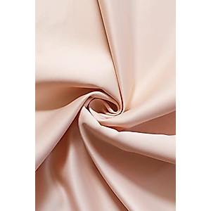 Rose Gold Satin Dust Bag - Extra Small to Extra Large - Silk peau de soie dust bag made in USA (L Portrait - 22x28")