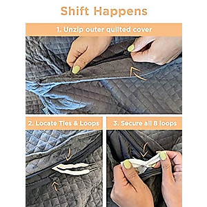 BlanQuil Chill Cooling Weighted Blanket (20lb)