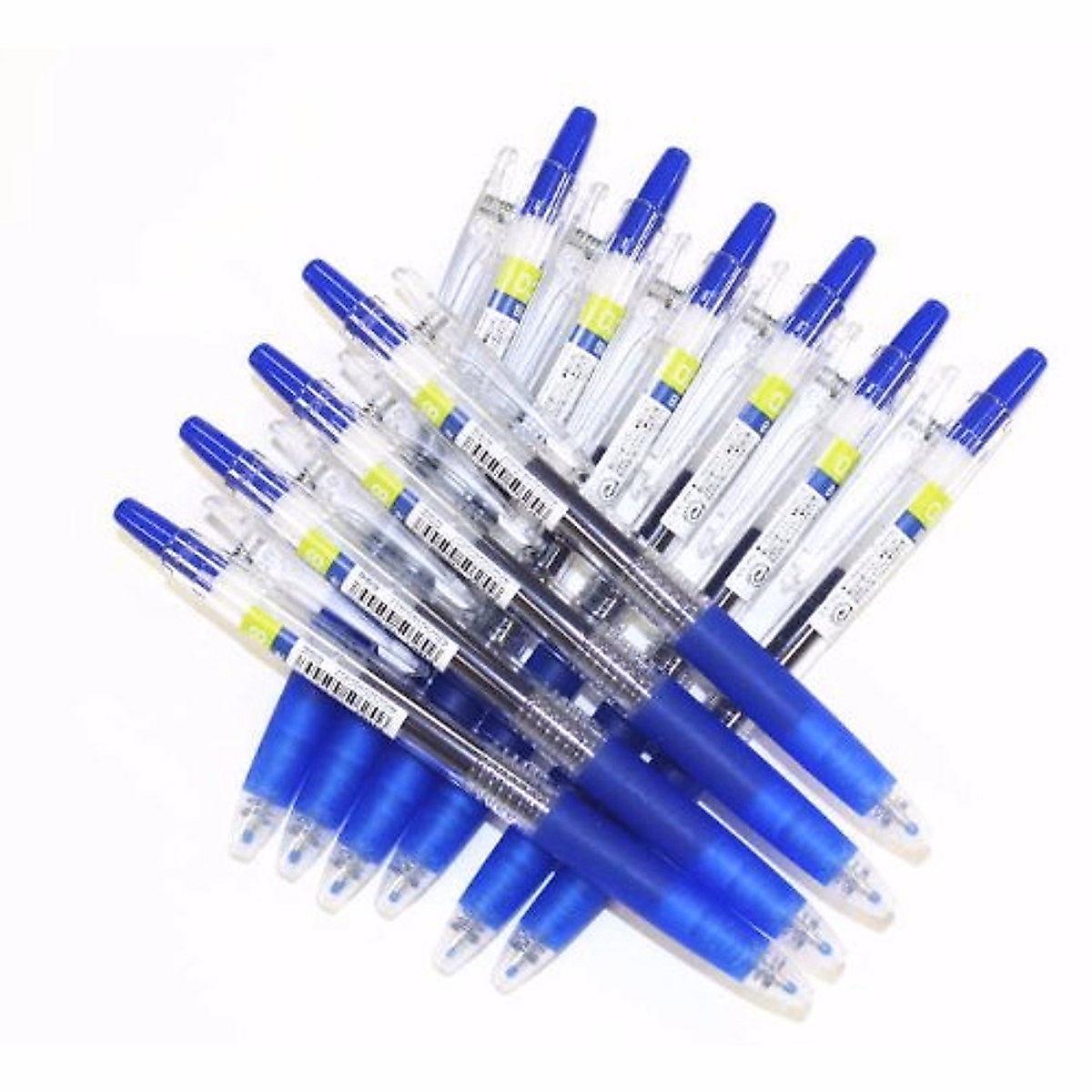 Pilot Juice Gel Rolling Ball Pens, Ultra Fine Point,rubber Body Type,-0.38mm-blue Ink-value Set of 10