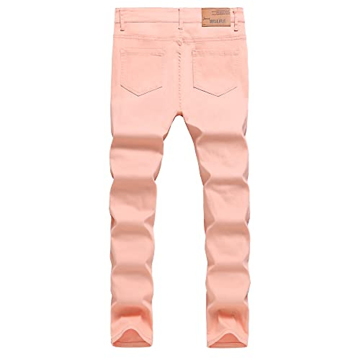 WULFUL Men's Ripped Jeans Slim Fit Skinny Stretch Comfy Denim Jeans Pants