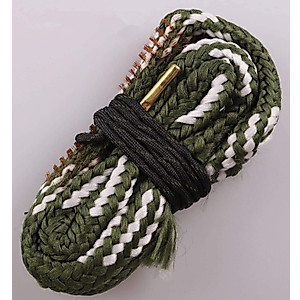 Aimee_JL New Bore Cleaner 20 GA Gauge Gun Barrel Cleaning Rope Rifle/Pistol/Shotgun Brass Brush Cleaning Cord