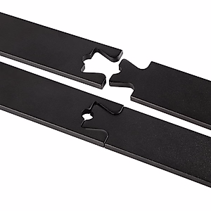 WOHLLEBEN 6.6 Feet Heavy Duty Sliding Barn Door Hardware Kit Easy to Install, Smoothly and Quietly, Sliding Doors Hardware Track Kit Suitable for Bedroom Kitchen (Classic, 78.74 inch)