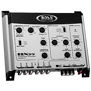 BOSS Audio Systems BX35 Electronic Car Crossover - 3 Way, Pre-Amp, Fine Tune Your High-Mid-Low Range Speaker Frequencies
