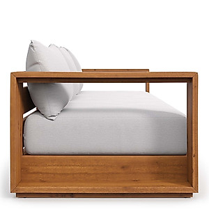 Modway Tahoe Sofas, Natural Light Gray