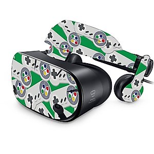 MightySkins Skin Compatible with Samsung Odyssey VR - Retro Controllers 1 | Protective, Durable, and Unique Vinyl Decal wrap Cover | Easy to Apply, Remove, and Change Styles | Made in The USA