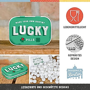 Nostalgic-Art Aqua Green Pill Dispenser, 1 Compartment, Rectangle, Sturdy, Reusable, Compact, 4 x 6 x 2 cm, 1 Count