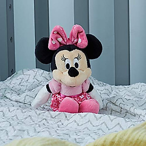 KIDS PREFERRED Disney Baby Minnie Mouse Stuffed Animal Plush Toy Mini Jingler, 6.5 inches
