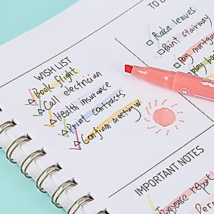 Mr. Pen- Dual Tip Highlighters, Morandi Colors, 16 Pack, Fine & Chisel Tip, Highlighters Pastel, Pastel Markers, Highlighter Markers, Pastel Highlighter, Highlighter Set, Planner Highlighters