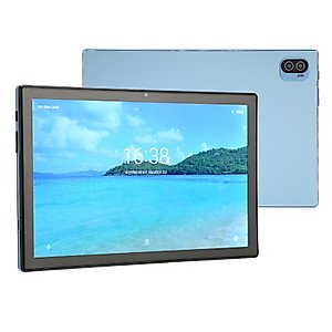 2 in 1 Tablet 10.1 Inch, Gaming Tablet with BT Keyboard, Dual Camera and Speakers, 8GB RAM 256GB ROM, 8 Core CPU, 5G WiFi, 4G LTE Tablet for Android 12 (US Plug)