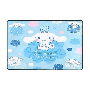 Cartoon C-innamoroll Carpet，Kawaii Cute Dog Fashionable 3D Printing Area Rug Rugs for Living Room Bedroom Balcony 36"x24"