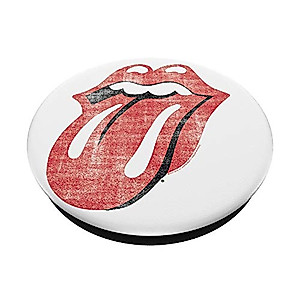 Rolling Stones Official Distressed Tongue PopSockets PopGrip: Swappable Grip for Phones & Tablets