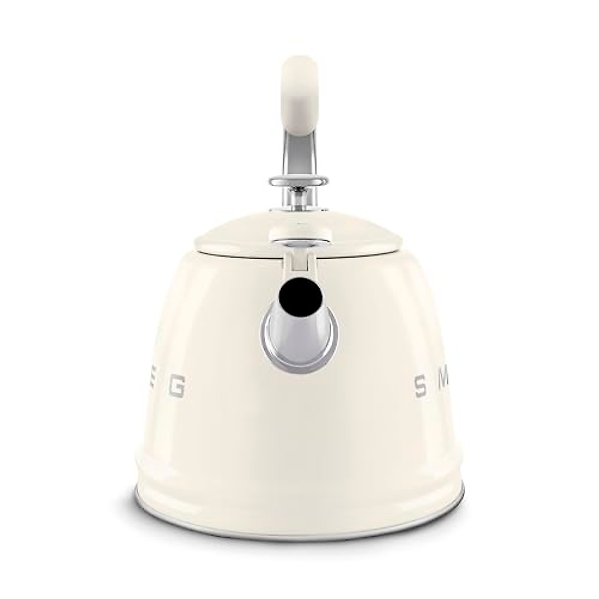 SMEG Retro Stovetop Whistling Kettle – 2.4Q (Cream)