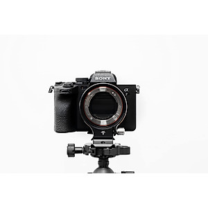 Silence Corner Atoll S - Black | Rotating Collar for Sony Mirrorless Cameras | Fast Orientation Change (Vertical/Horizontal), Easily Change Lenses, Universal Tripod Mounting, Faster Than L-Bracket