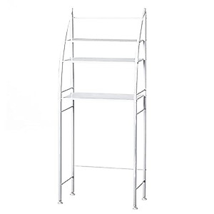 Dulce Domi 3-Shelf Bathroom Organizer Over The Toilet Storage, Bathroom Shelves Over Toilet, 27” L x 10” W x 66”H