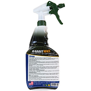 Nature’s MACE 40 Ounce Rabbit Repellent Spray, Rabbit Deterrent for Garden, Rabbit Repellent Outdoor, Rabbit Repellent for Garden, Safe for Dogs, Pets, People, & Plants