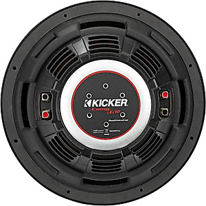 Kicker 12 Inch Comp RT Thin Woofer Includes Two 48CWRT122 2 Virtual 2 ohm Package
