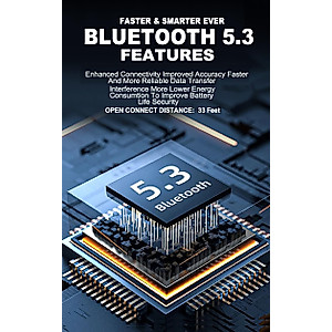 Open Ear Headphone TWS True Wireless Stereo Over-The-Ear Sport Headphone DUCK2 Air Conduction Earphone Blind-Touch-Control Technology (Black/Nickel)