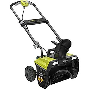 Ryobi 20 in. 40-Volt Brushless Cordless Electric Snow Blower - Battery and Charger Not Included