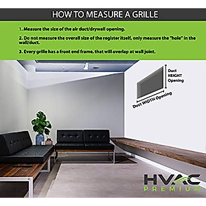 8"w X 8"h 4-Way Aluminum Curved Blade Adjustable Air Supply HVAC Diffuser - Full Control Vertical/Horizontal Airflow Direction - Vent Duct Cover [Outer Dimensions: 9.65"w X 9.65"h]