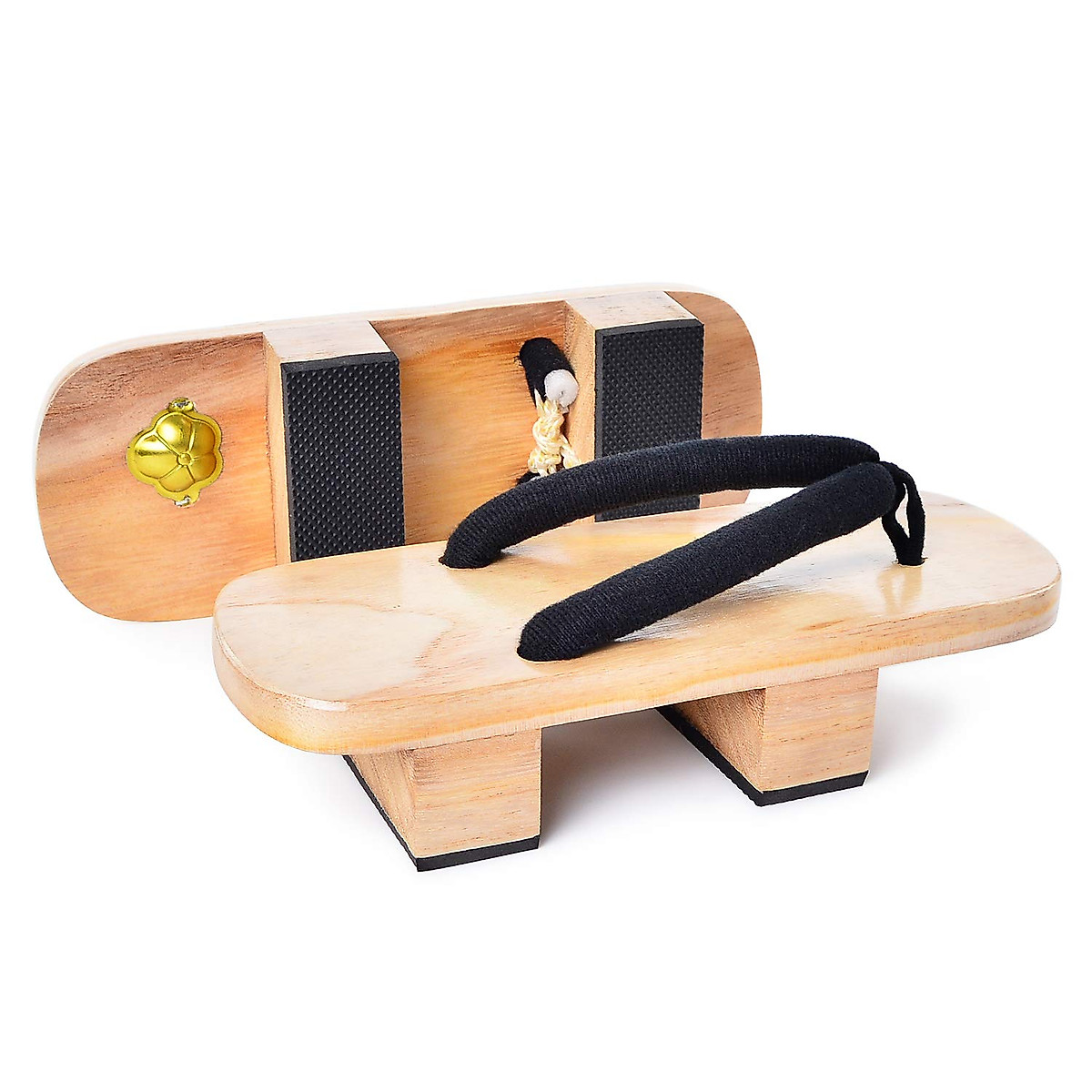 Japanese Wooden Clogs Sandals Japan Traditional Shoes Geta With Tabi Socks (US 8/25.5cm)