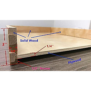 26'' Width Drawer Roll Wood Tray Drawer Box Kitchen Organizer Cabinet Slide Out Shelve, Pull-Out Shelf, Pantry Organization & Storage w/ Sliders-- DIY Project (Fits RTA Face Frame B30 and Pantry30)