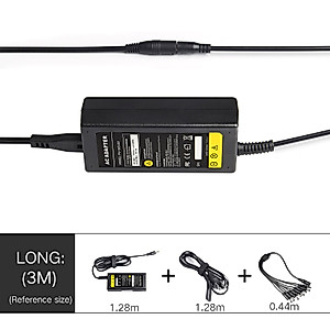 Fancy Buying Security Camera Power Adapter 12V 5A 100V-240V AC to DC 8-Way Power Splitter Cable FCC Certified LED Power Transformers-Fits Analog/AHD DVR/Camera, RGB LED Strip Lights