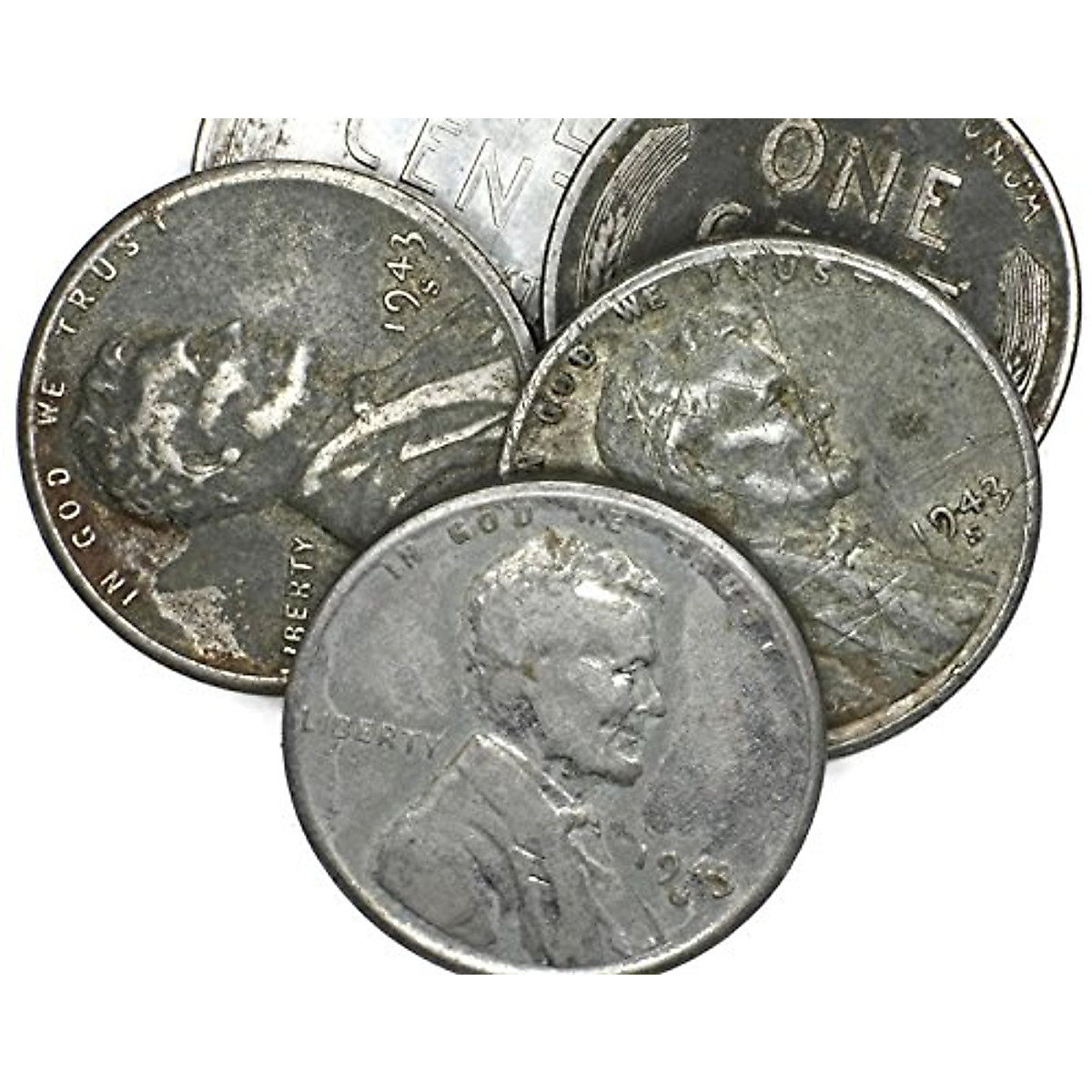 1943 S War Time Steel Lincoln Wheat Penny Good