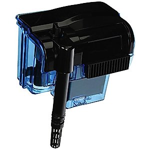 Penn-Plax Cascade 200 Power Filter – Hang-On Filter with Quad Filtration – Great for Freshwater and Saltwater Setups