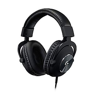 Logitech G PRO Gaming Headset for Oculus Quest 2 - Oculus Ready - Custom-length Cable - PRO-G Precision Gaming Audio Driver - Steel and Aluminum Build - Low-Latency 3.5 mm Aux Connection