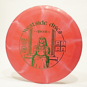 Westside Queen (Origio Burst) Distance Driver Golf Disc, Pick Color/Weight [Stamp & Exact Color May Vary] Gray 167-169 Grams