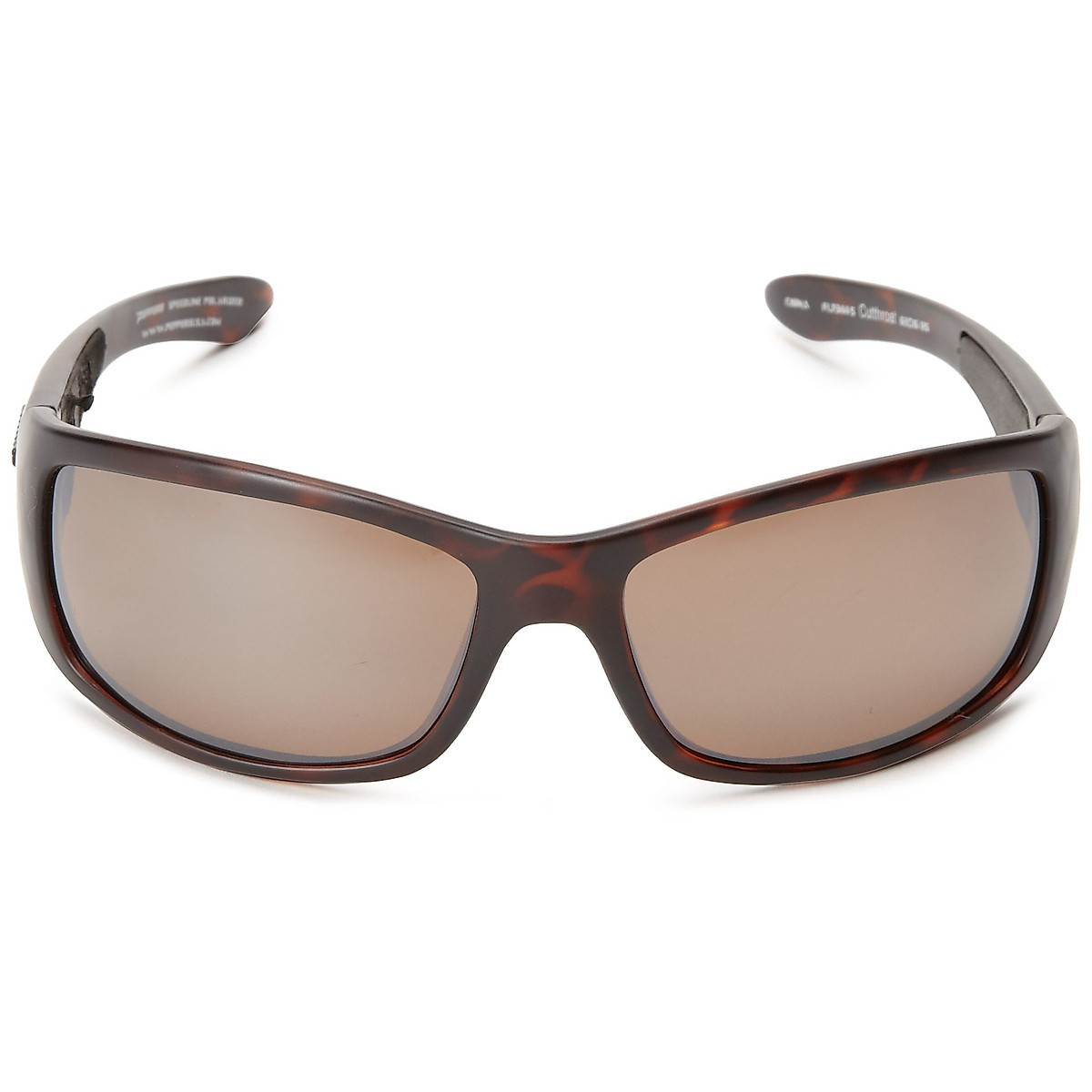 Pepper's Cutthroat Polarized Sport Sunglasses, Dark Tortoise, One Size