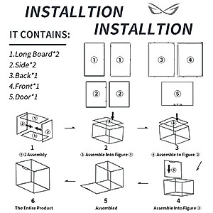 Stebopum Purse Organizer for Closet,Clear Acrylic Display Case for Handbag Organizer, Purse Storage Box with Magnetic Door, Dustproof Storage Bins for Book, Collectibles, Cosmetic (3 Pack)