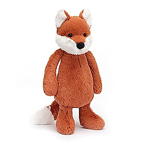Jellycat Bashful Fox Cub Stuffed Animal, Medium 12 inches | Woodland Plush Toy | Classic Children's Gift