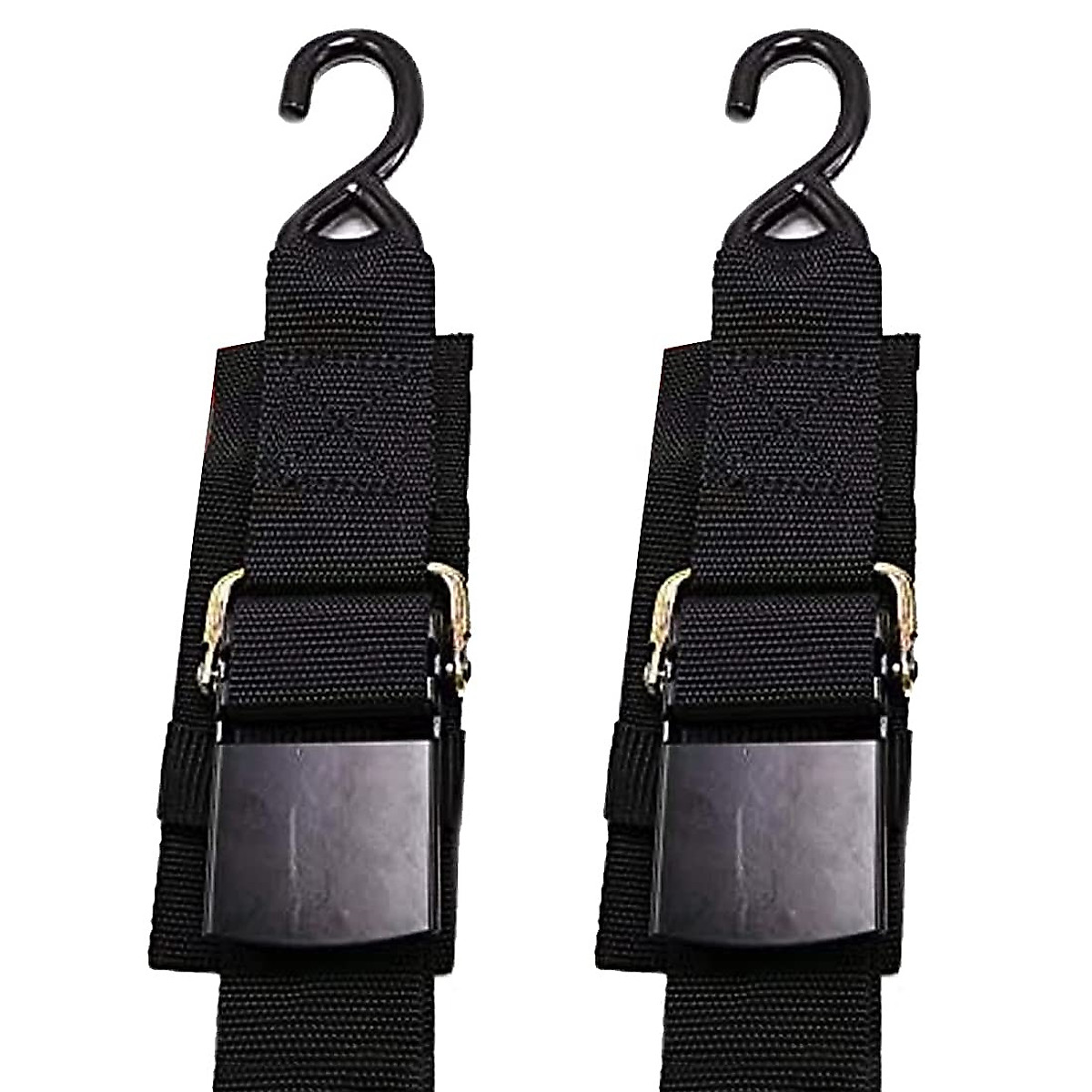MEILI Heavy Duty Boat Trailer Transom Strap (2PK) - 2 inch x 48 inch Adjustable Marine Boat Tie Down Straps to Trailer (Shipped from USA) with Quick Release Buckle1200 LBS Capacity Securely