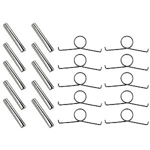 10Pcs L2 R2 Trigger Button Spring and Metal Buckle Cylinders Replacement for PS5 Controller Parts