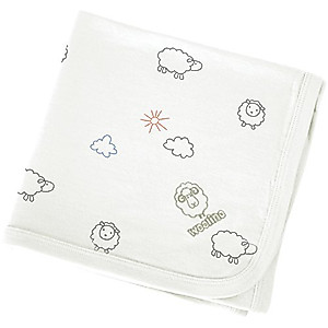 Woolino Baby Swaddle Blanket, 100% Merino Wool Receiving Blanket for Boys & Girls, Swaddles for Newborns 0-3 Months, Sheep