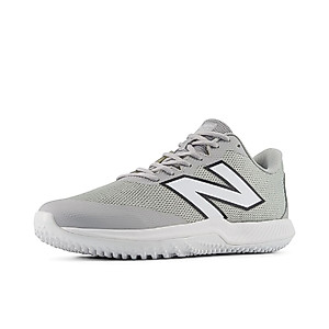 New Balance Unisex FuelCell 4040 V7 Turf Trainer Baseball Shoe, Raincloud/Optic White, 6.5 US Men
