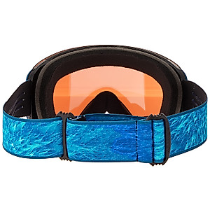 Oakley FLIGHT DECK M Snow Goggles Navy Blaze Strap/Prizm Snow Sapphire Iridium Lenses (OO7064-C2)
