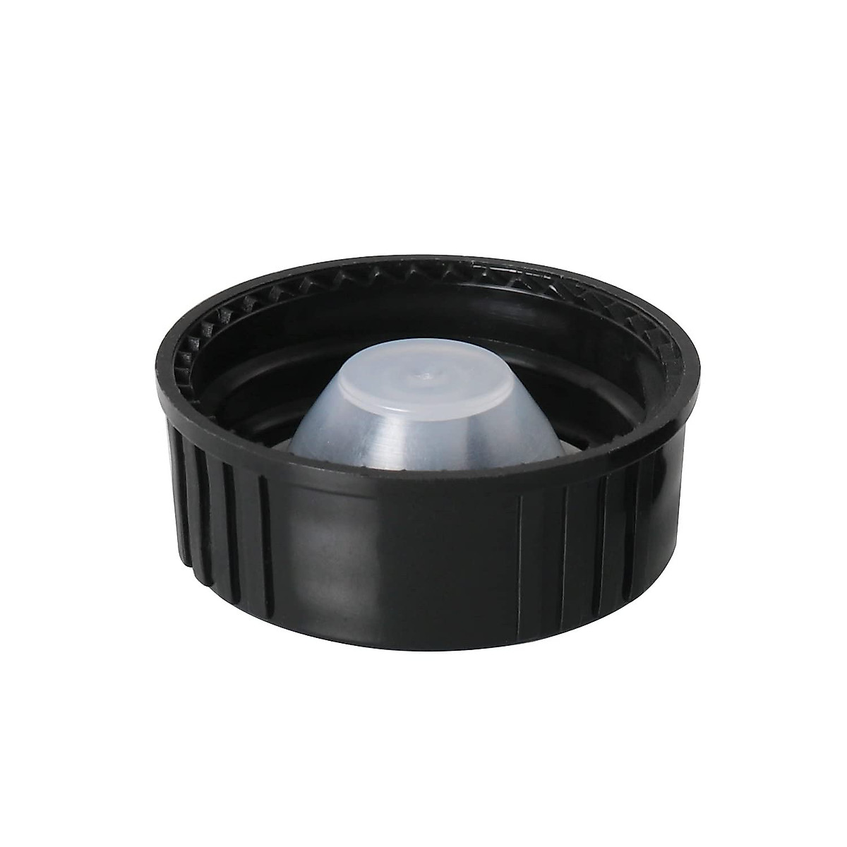 MEETOOT 12pcs Phenolic Resin Cover 28mm Black Poly Seal Screw Caps for Daily Chemicals, Food, Cosmetics Bottles