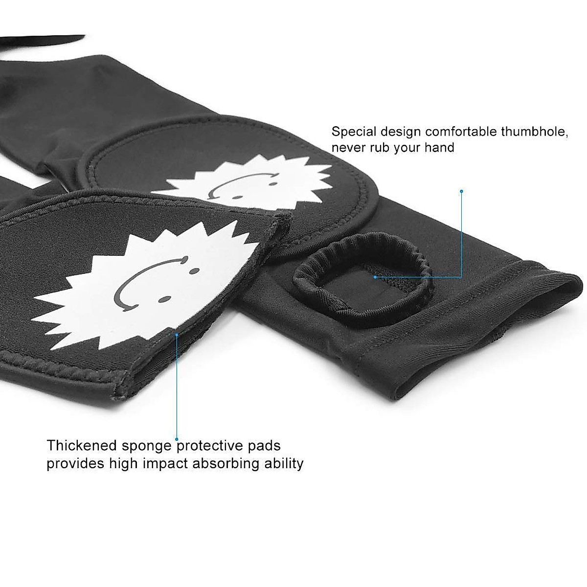 Luwint Kid Volleyball Arm Sleeves - Long Passing Forearm Sleeves for Teen Youth with Protection Pad and Thumbhole, 1 Pair (S)