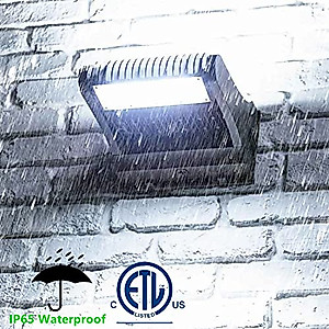 Rotatable LED Wall Pack Light with Dusk to Dawn Photocell, 100W 13000LM 600-800W HPS/HID Equiv., 5000K Daylight ETL Commercial Outdoor Security Lighting for Warehouse, Entrance, Parking, Garage